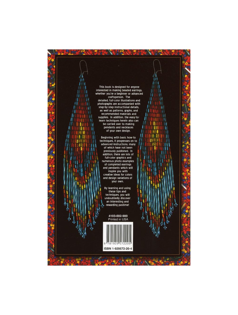 earring product description example