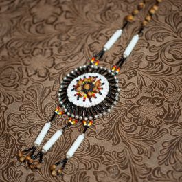 Medallion Cedar Beads